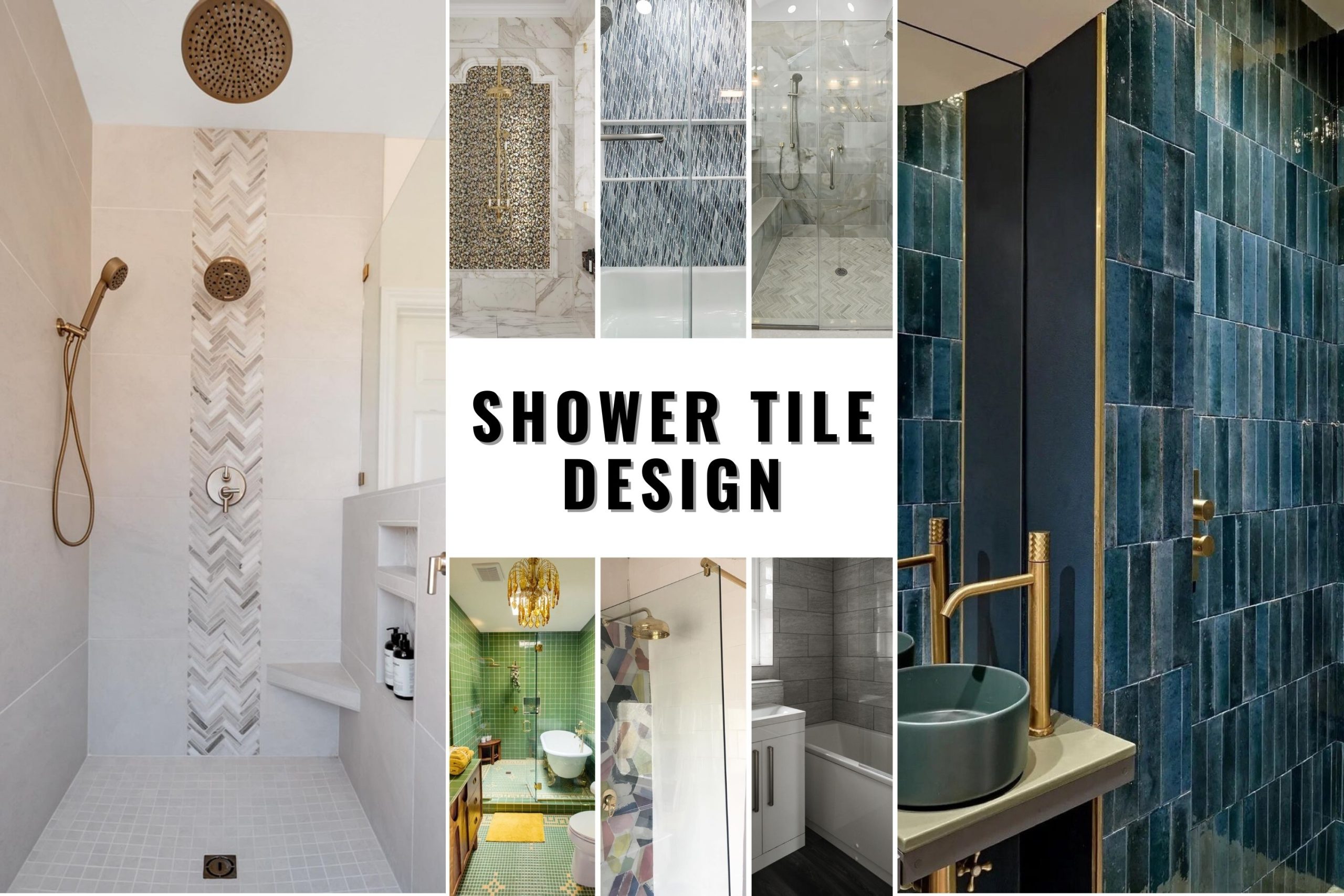 Unique Shower Tile Designs: 43 Inspirational Ideas for Your Bathroom - placeideal.com