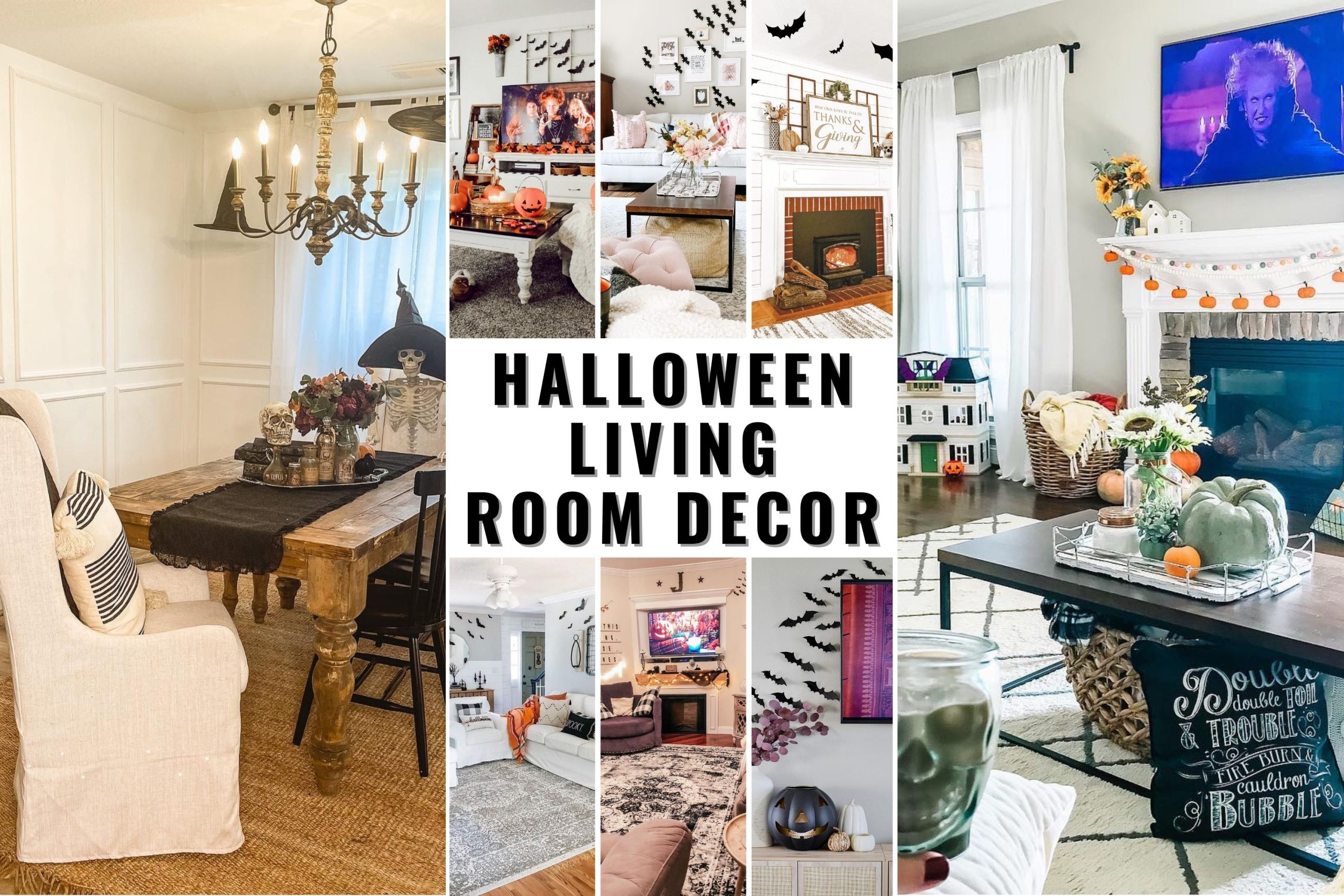 32 Halloween Living Room Decor Ideas for a Spooky and Cozy Home ...
