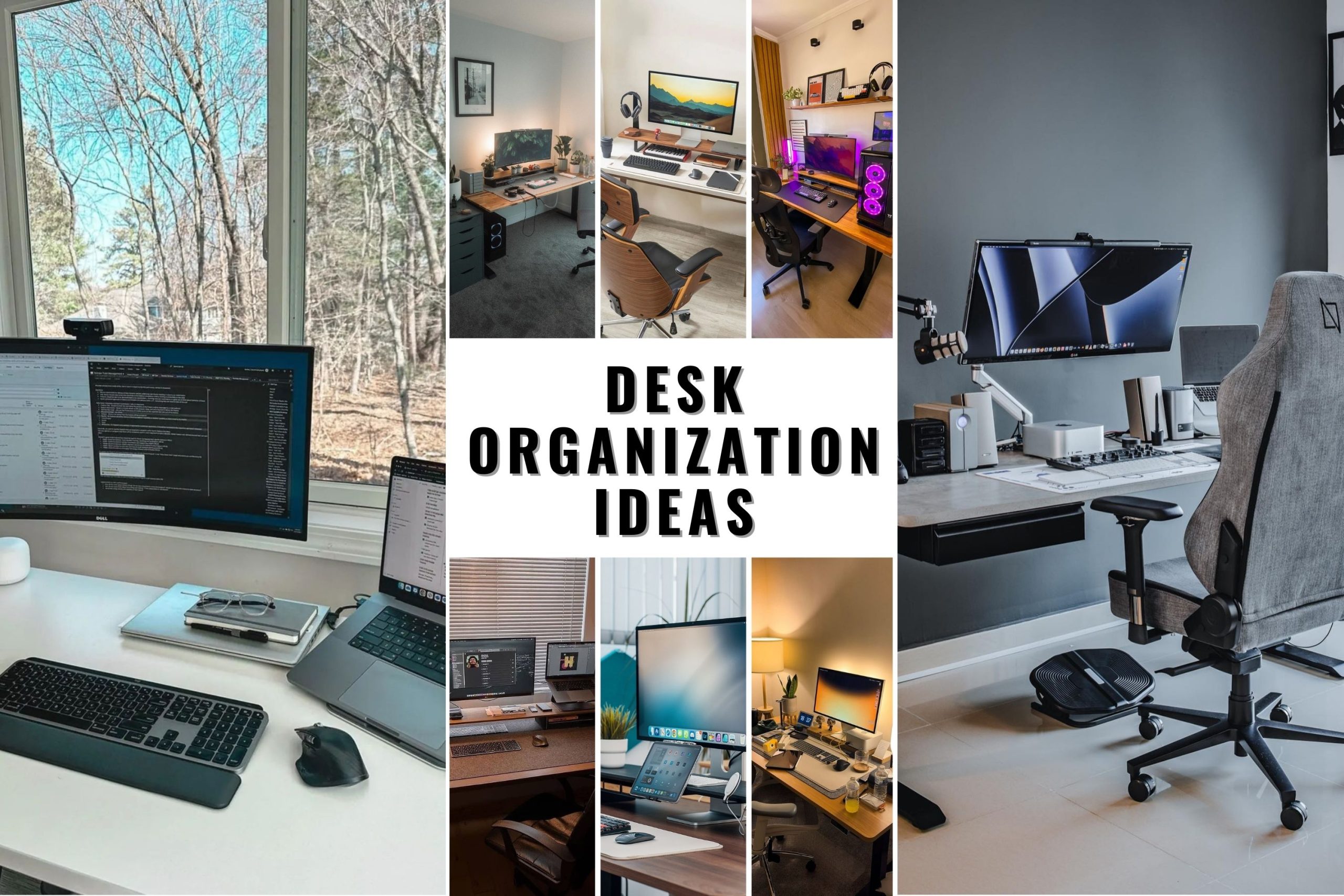 32 Desk Organization Ideas: Create a Functional and Aesthetic Workspace ...