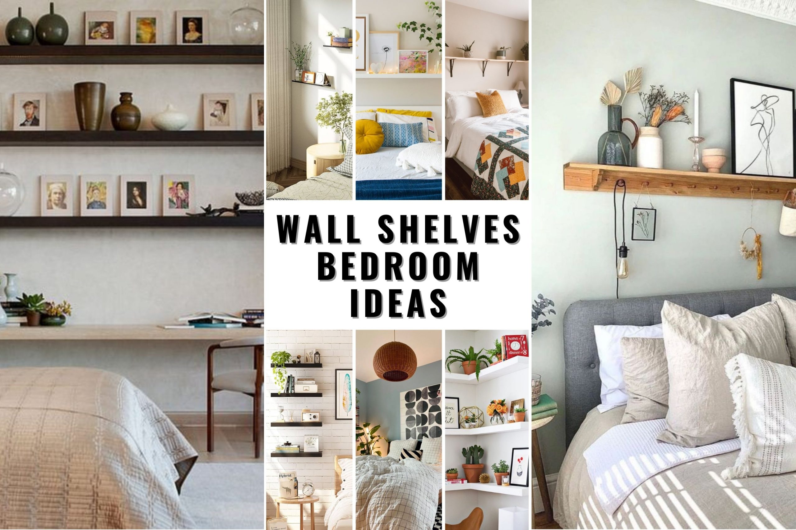 25 Wall Shelves Bedroom Ideas to Transform Your Space - placeideal.com