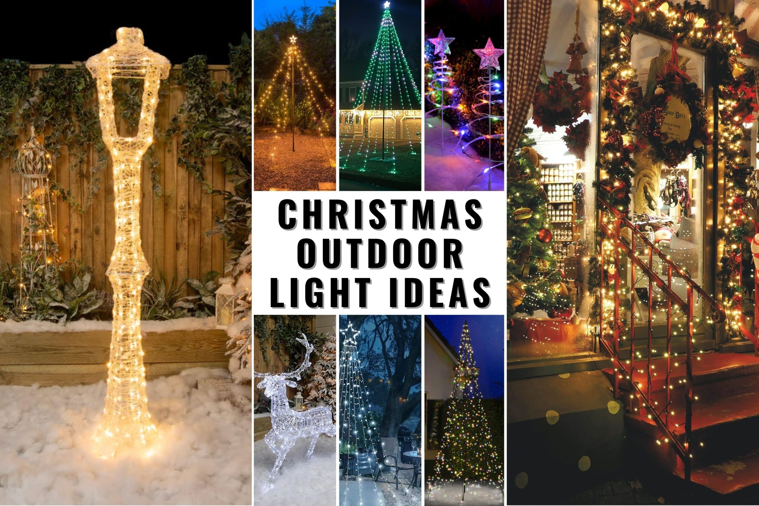 25 Christmas Outdoor Light Ideas to Create a Magical Atmosphere in Your Yard This Winter ...