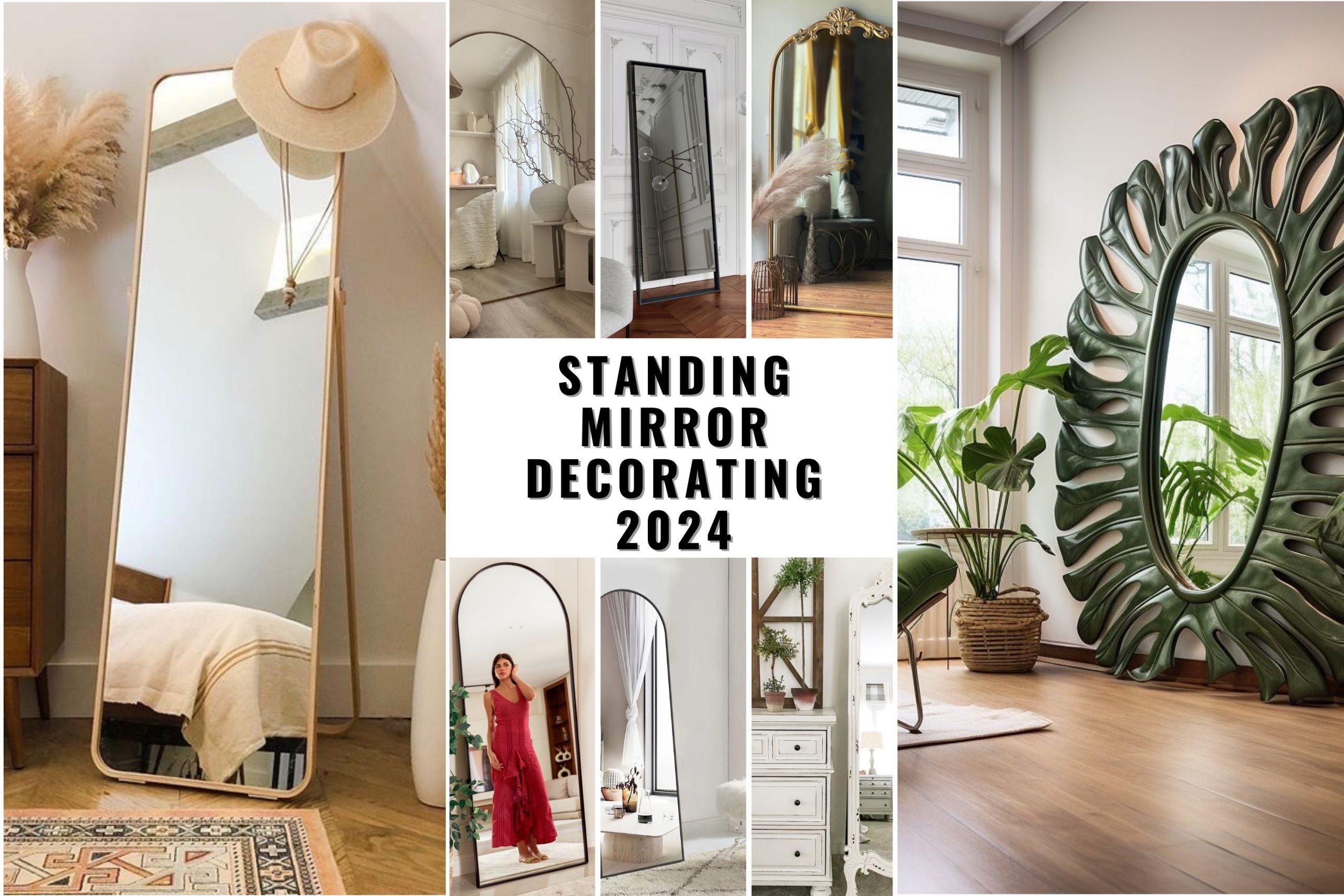30 Trending Standing Mirror Decorating Ideas for Modern Homes ...
