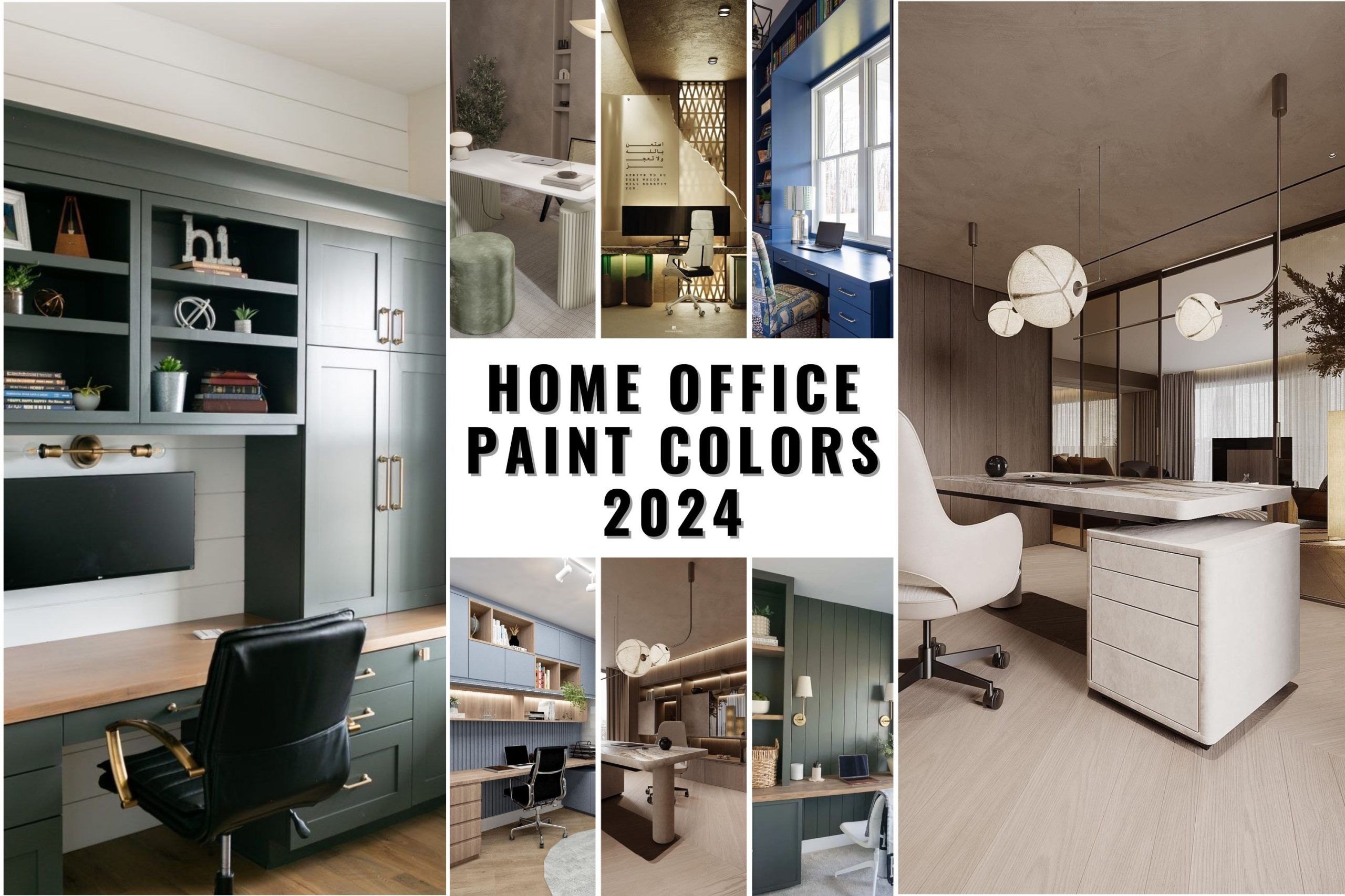 Explore Top 28 Home Office Paint Colors 2024 for Stylish Workspaces ...