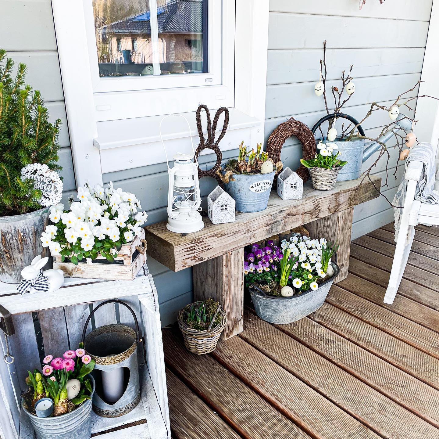 30 Fresh Farmhouse Easter Decor Ideas for a Chic 2025 Celebration ...