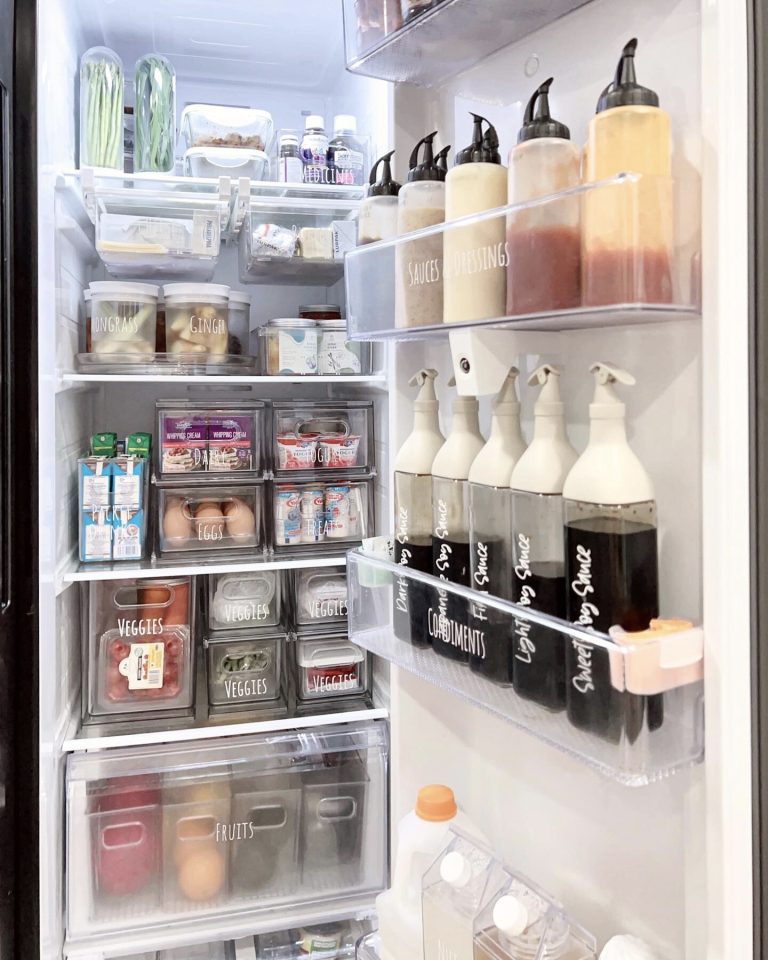 31 Fridge Organization Ideas for Aesthetic & Healthy Kitchens ...