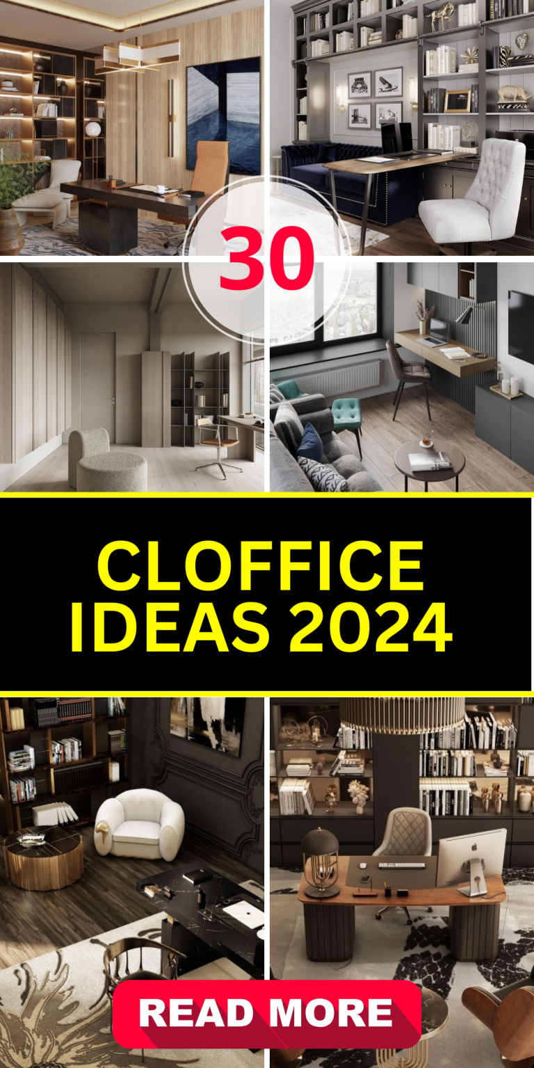Cloffice Ideas: Transforming Small Spaces into Stylish and Efficient ...
