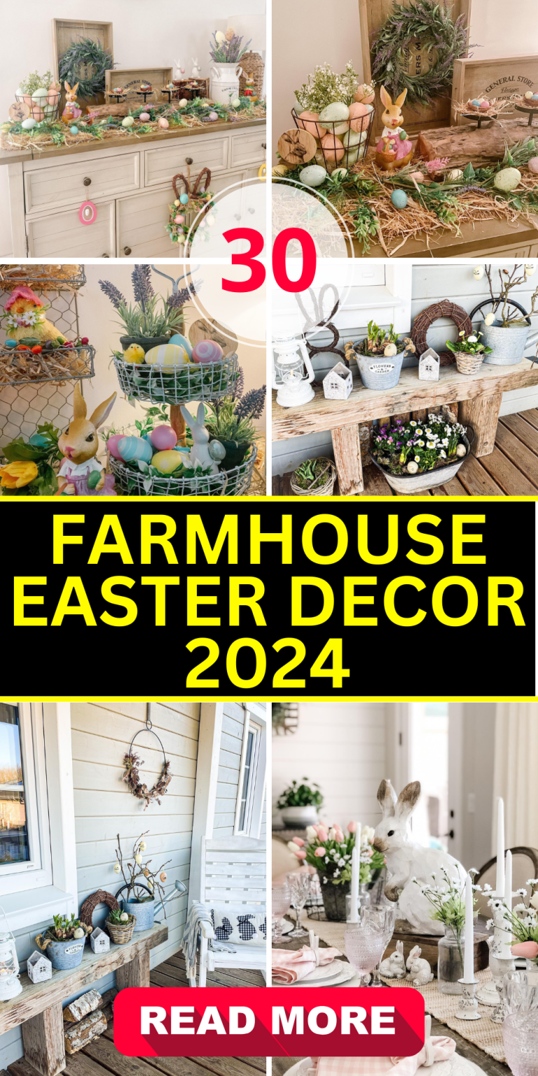 30 Fresh Farmhouse Easter Decor Ideas for a Chic 2025 Celebration - placeideal.com