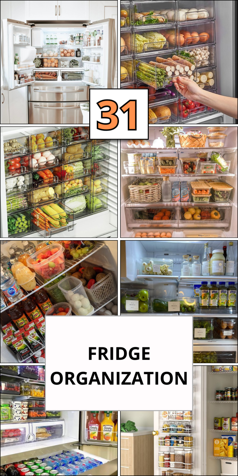 31 Fridge Organization Ideas for Aesthetic & Healthy Kitchens ...