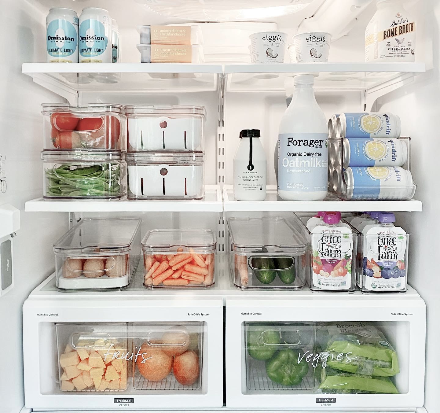 31 Fridge Organization Ideas for Aesthetic & Healthy Kitchens ...