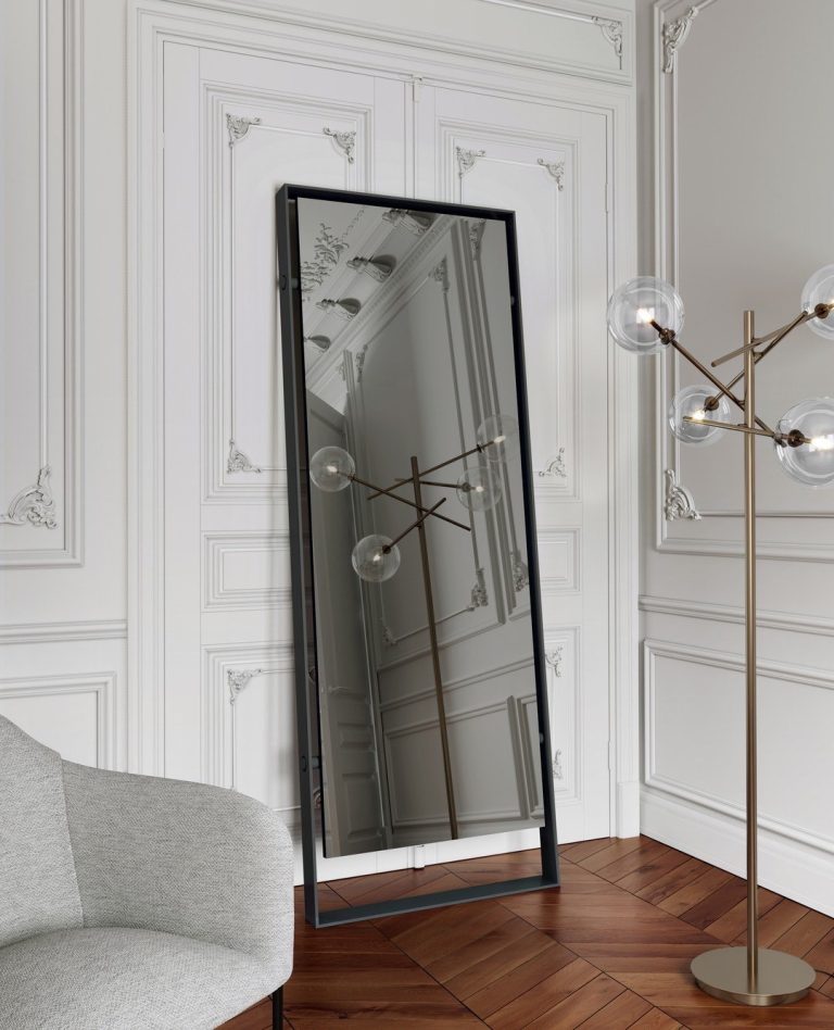 35 Trending Standing Mirror Decorating Ideas for Modern Homes ...