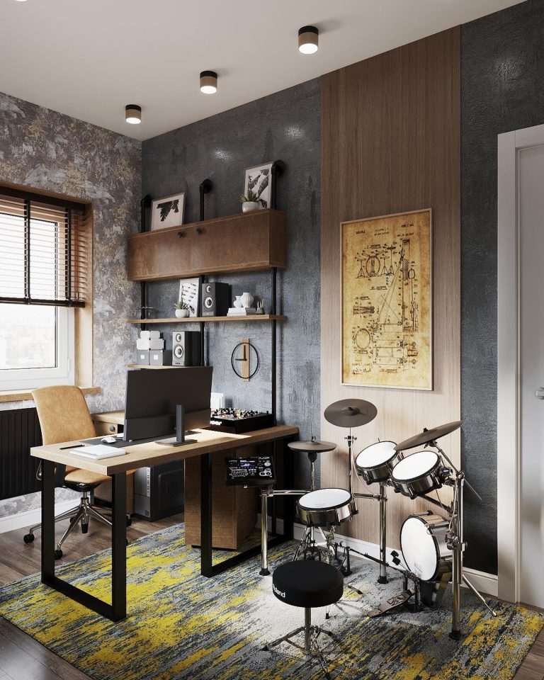 34 Unique Home Office Workshop Ideas for Inspired Productivity ...