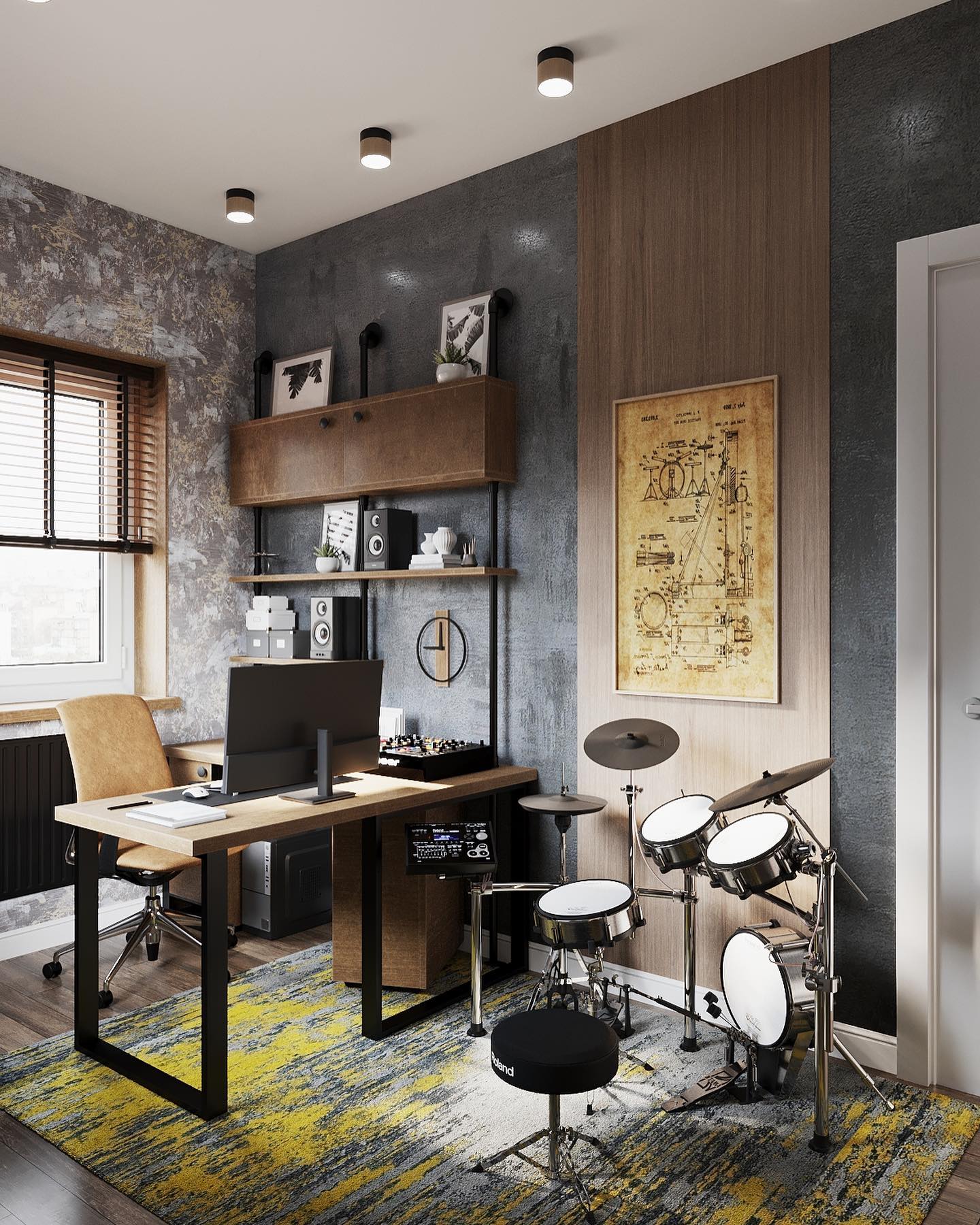 34 Unique Home Office Workshop Ideas for Inspired Productivity ...