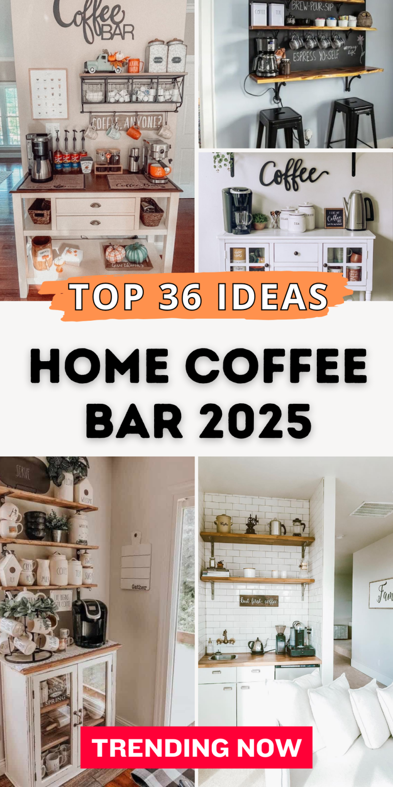 36 Trending Home Coffee Bar Designs - Create Your Brew Haven ...
