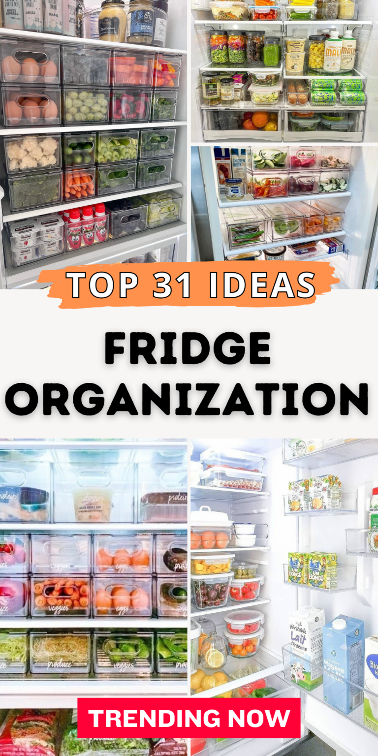 31 Fridge Organization Ideas for Aesthetic & Healthy Kitchens ...