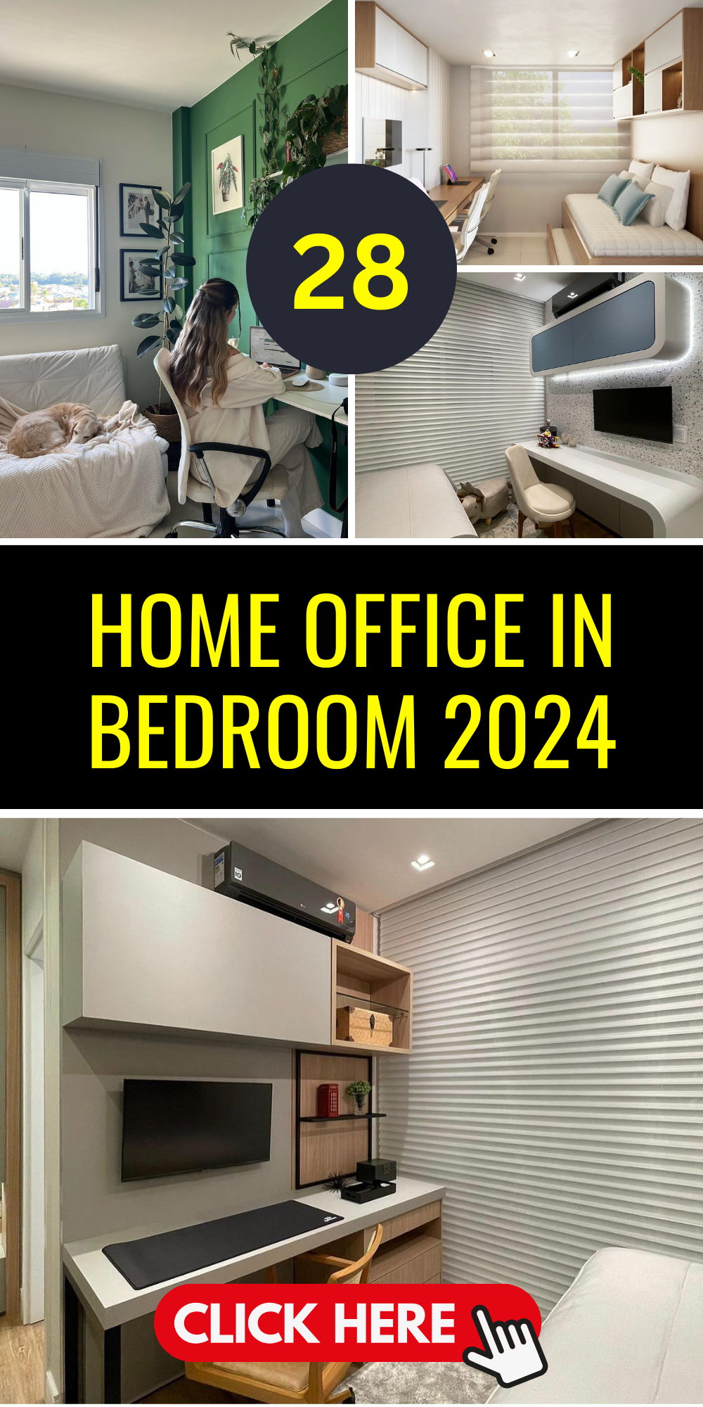 28 Inspiring Home Office in Bedroom Designs for Maximized Space ...