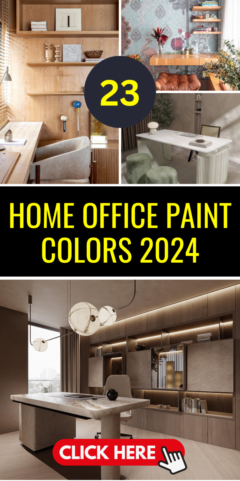 Explore Top 23 Home Office Paint Colors 2024 for Stylish Workspaces ...