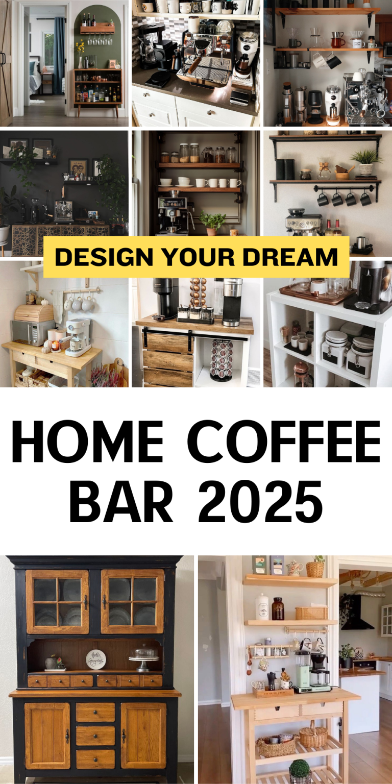36 Trending Home Coffee Bar Designs - Create Your Brew Haven ...