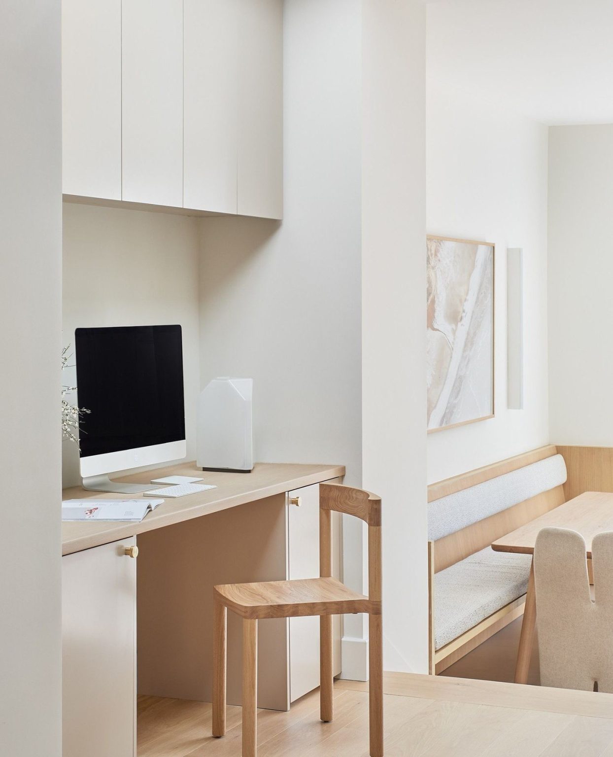 27 Chic Home Office in Dining Room Designs 2025 for Small Spaces - placeideal.com