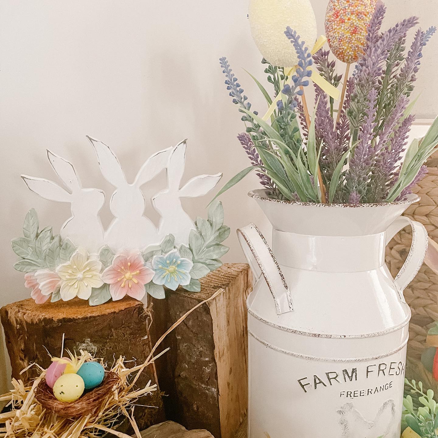 30 Fresh Farmhouse Easter Decor Ideas for a Chic 2025 Celebration ...