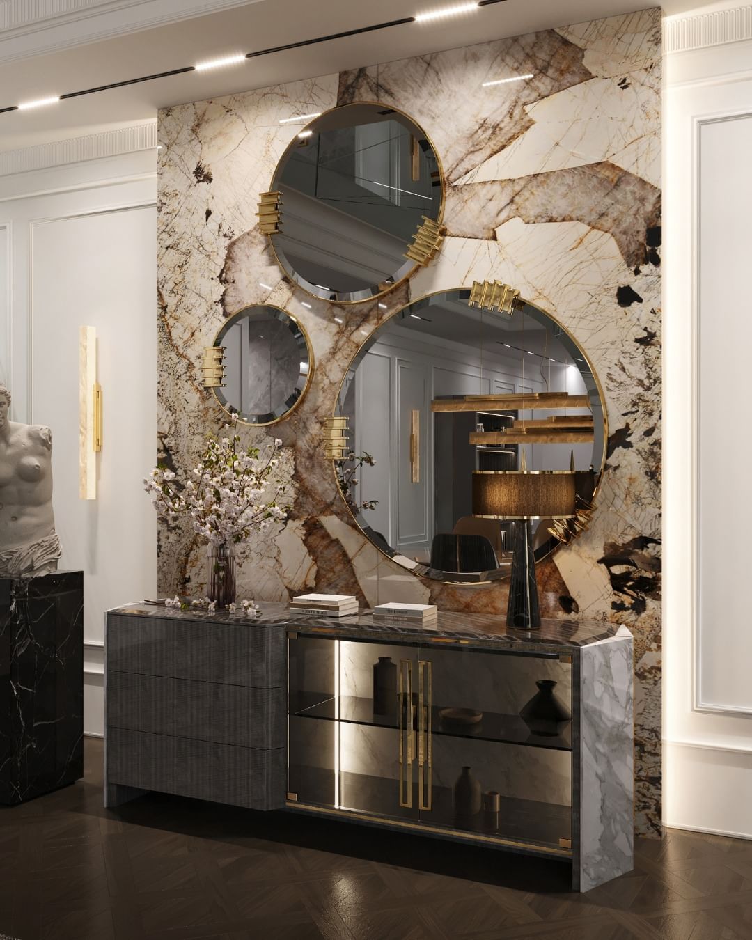 33 Chic Ways to Style with Gold Mirrors in 2025 - placeideal.com