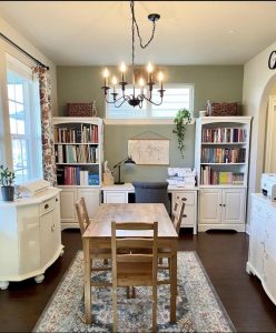 27 Chic Home Office in Dining Room Designs 2025 for Small Spaces ...