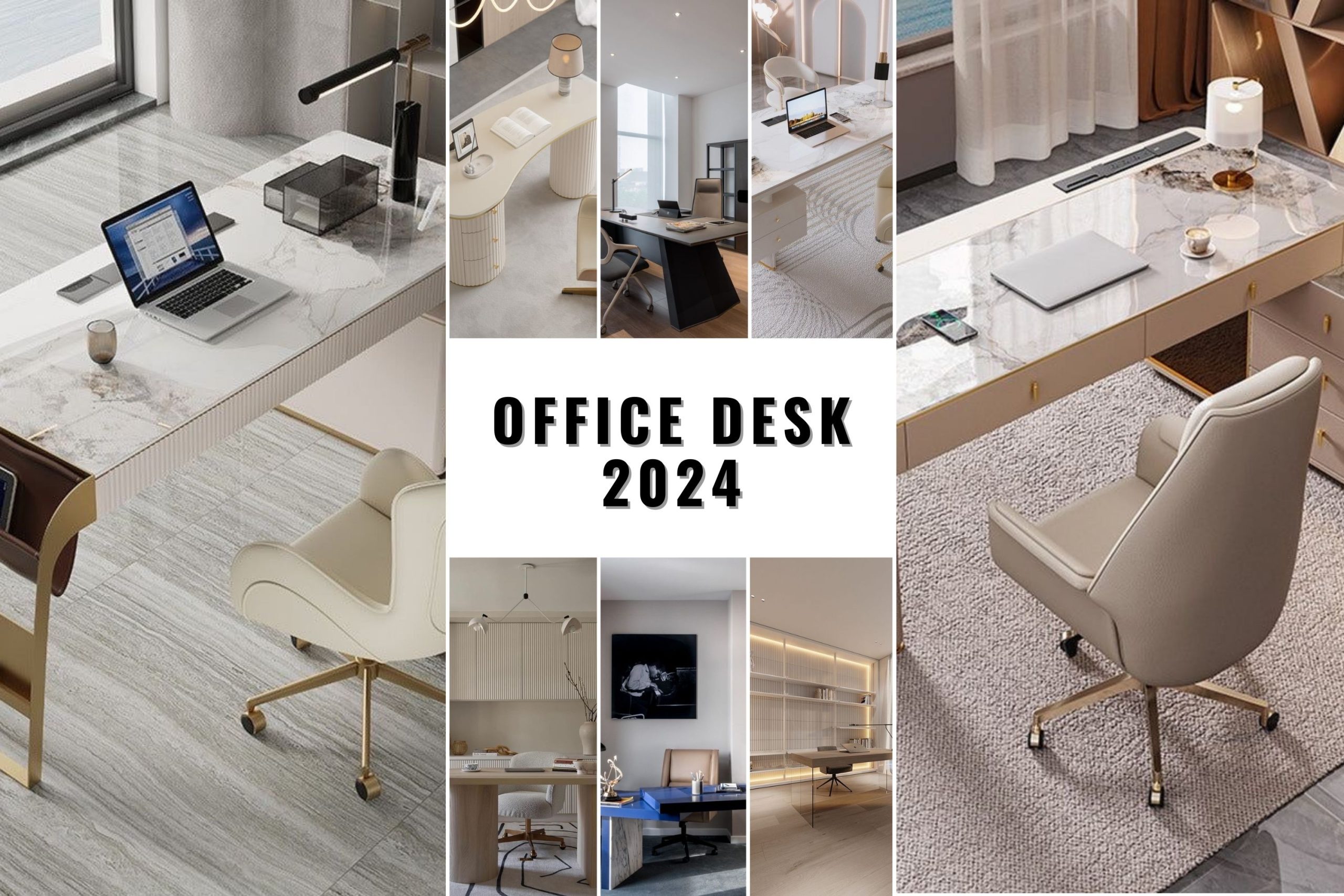 26 Office Desk 2024 Designs: Elevate Your Workspace Aesthetics ...