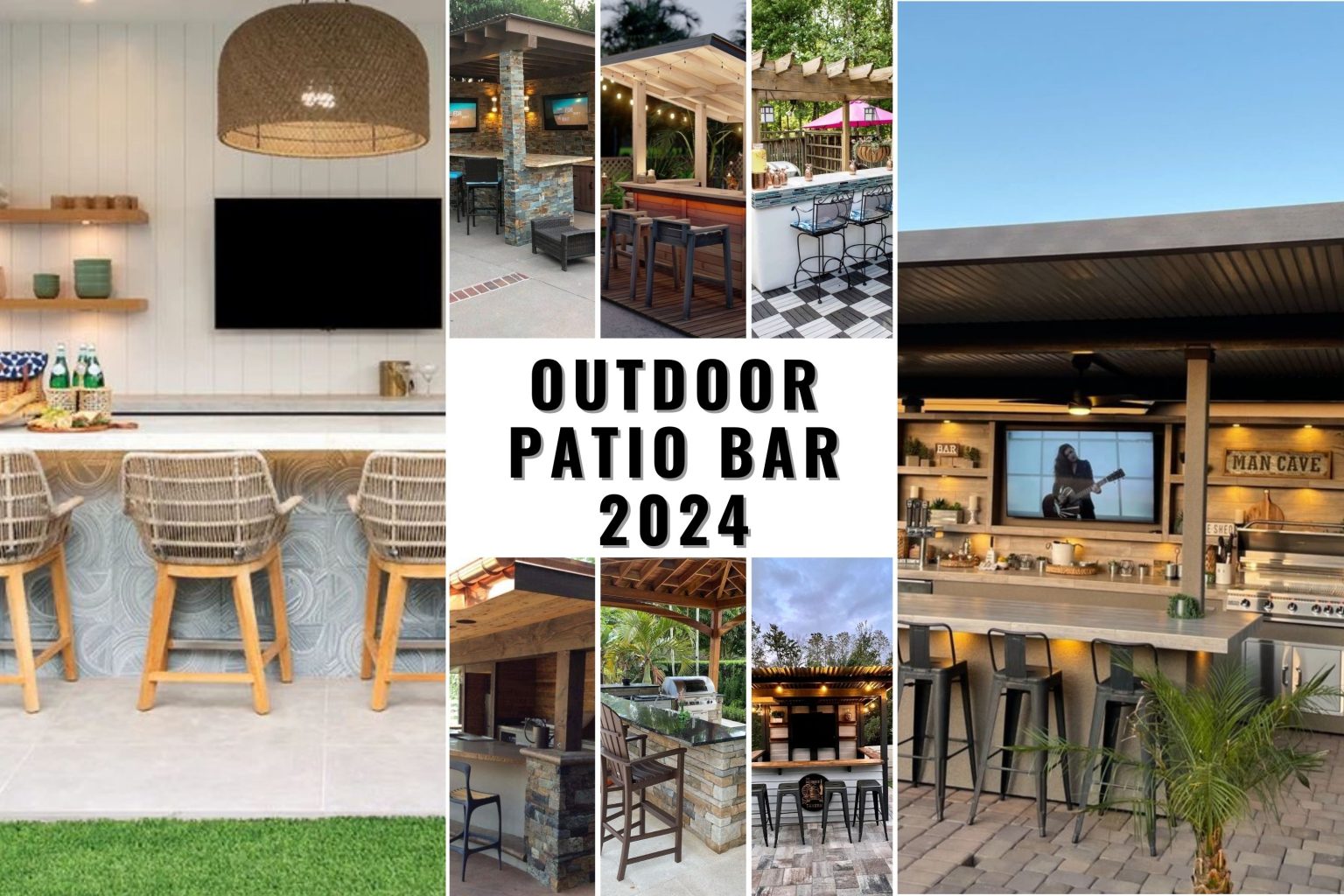 Top 25 Outdoor Patio Bar Ideas 2024 – Transform Your Backyard ...