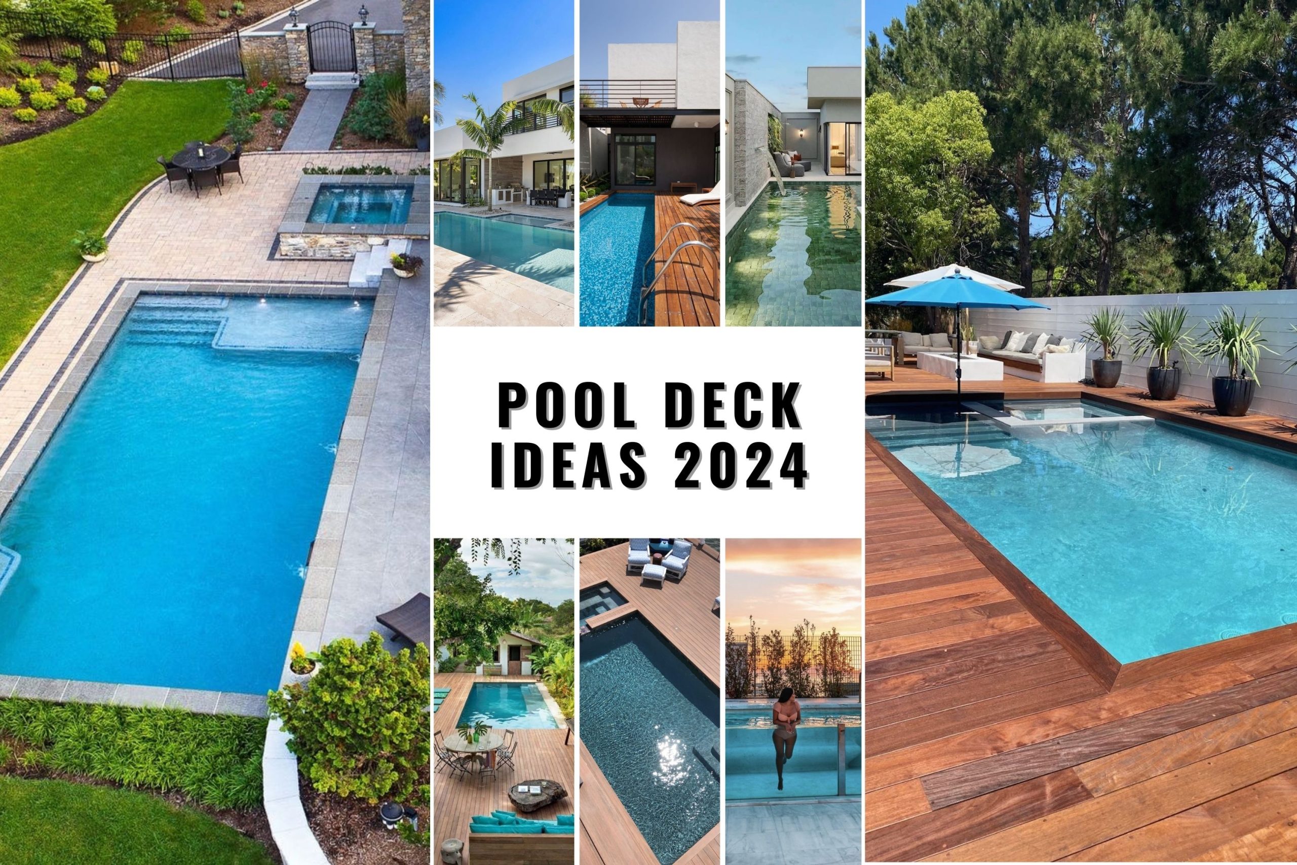 32 Stunning Pool Deck Ideas 2024: Transform Your Backyard Oasis ...