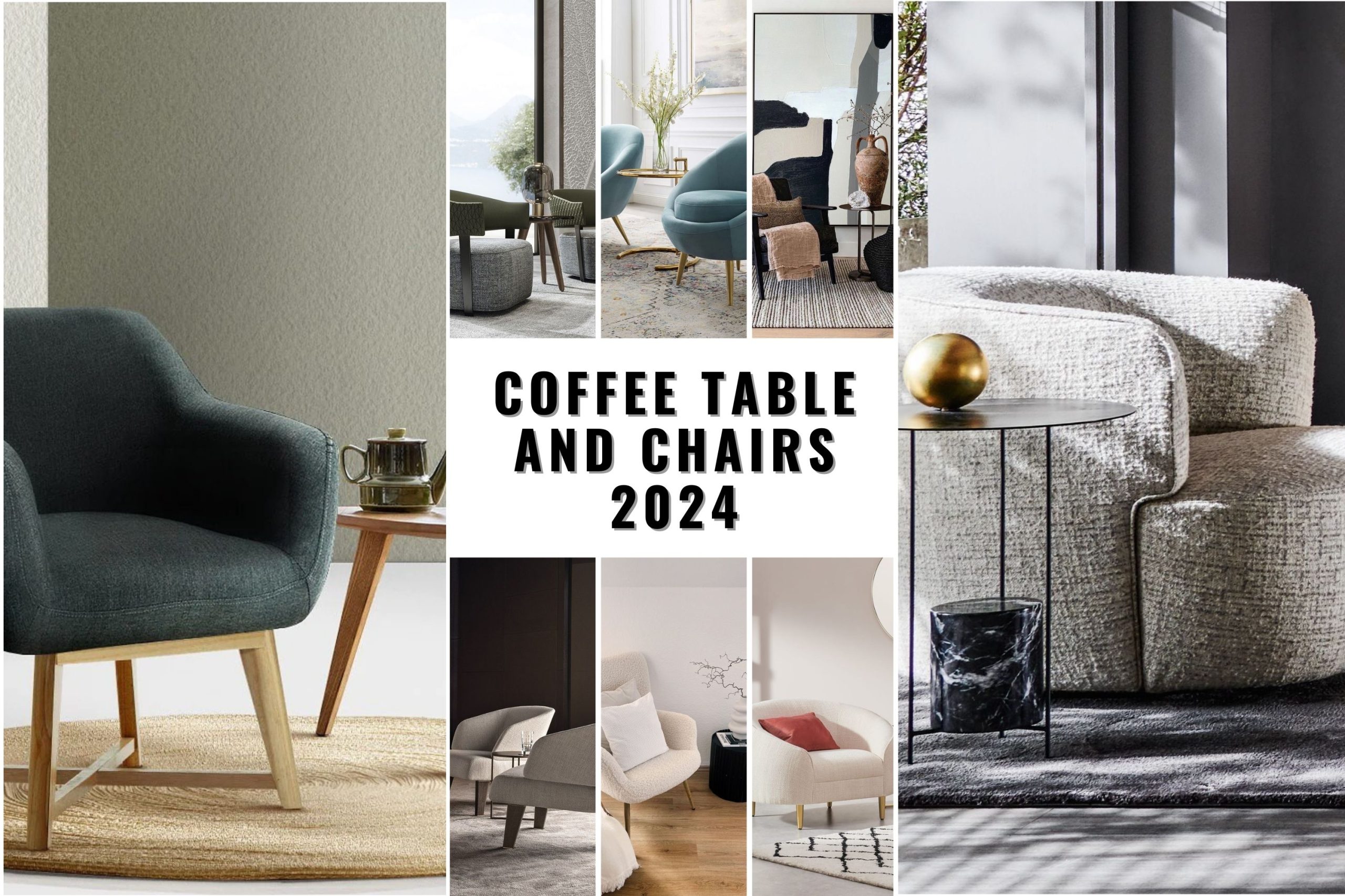 Elevate Your Space with 26 Trending Coffee Table and Chair Sets for ...