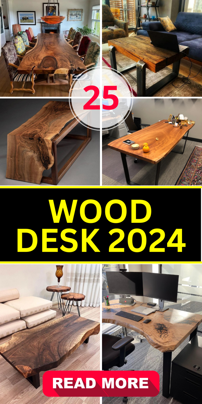 Explore Top 25 Wood Desk Designs for a Trendy 2025 Workspace ...