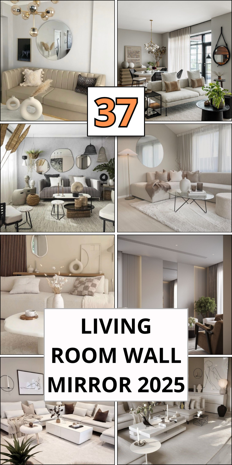 37 Top Living Room Wall Mirror Trends - Reflect Your Style - placeideal.com