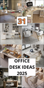 31 Office Desk 2025 Designs: Elevate Your Workspace Aesthetics ...