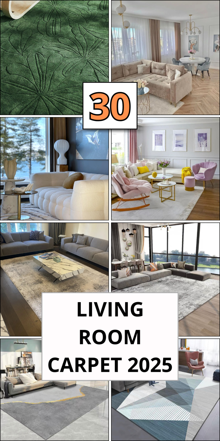 30 Living Room Carpet 2025 Trends: Transform Your Space - placeideal.com
