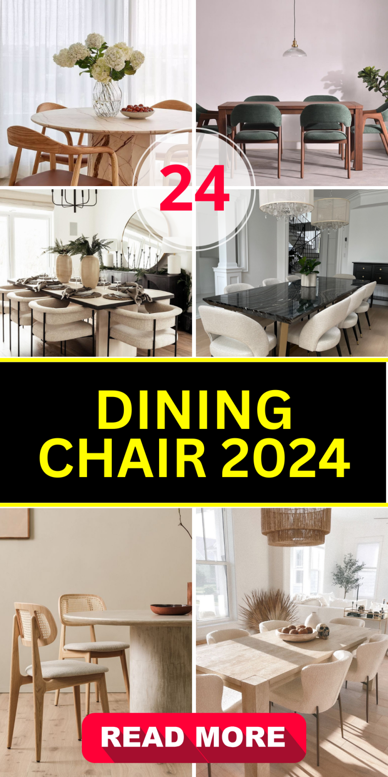 24 Dining Chair 2024 Trends: Fusion of Comfort & Modern Design ...