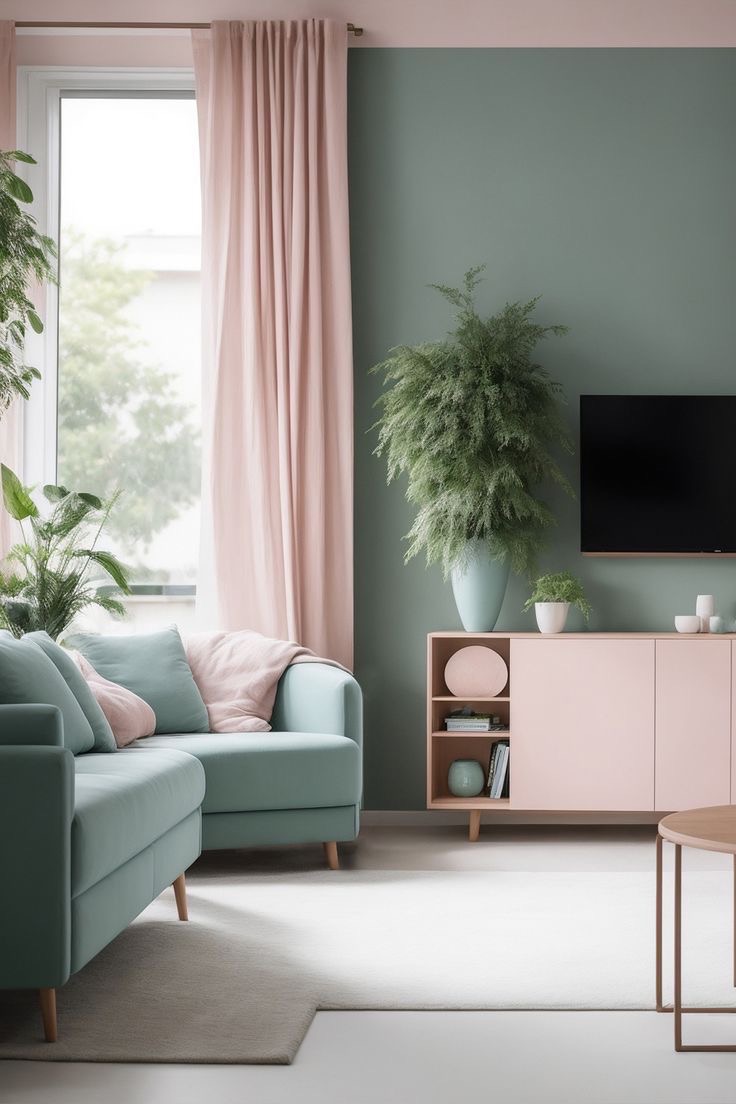 Embrace Cozy Elegance: 33 Pastel Color Living Room Ideas for 2025 ...