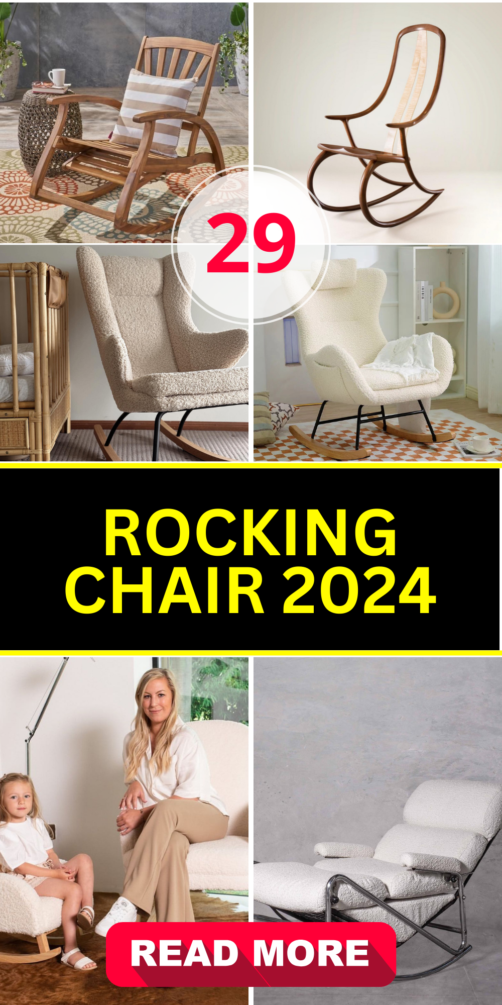 Top 29 Rocking Chair Designs 2025 – Blend of Modern & Vintage Comfort ...