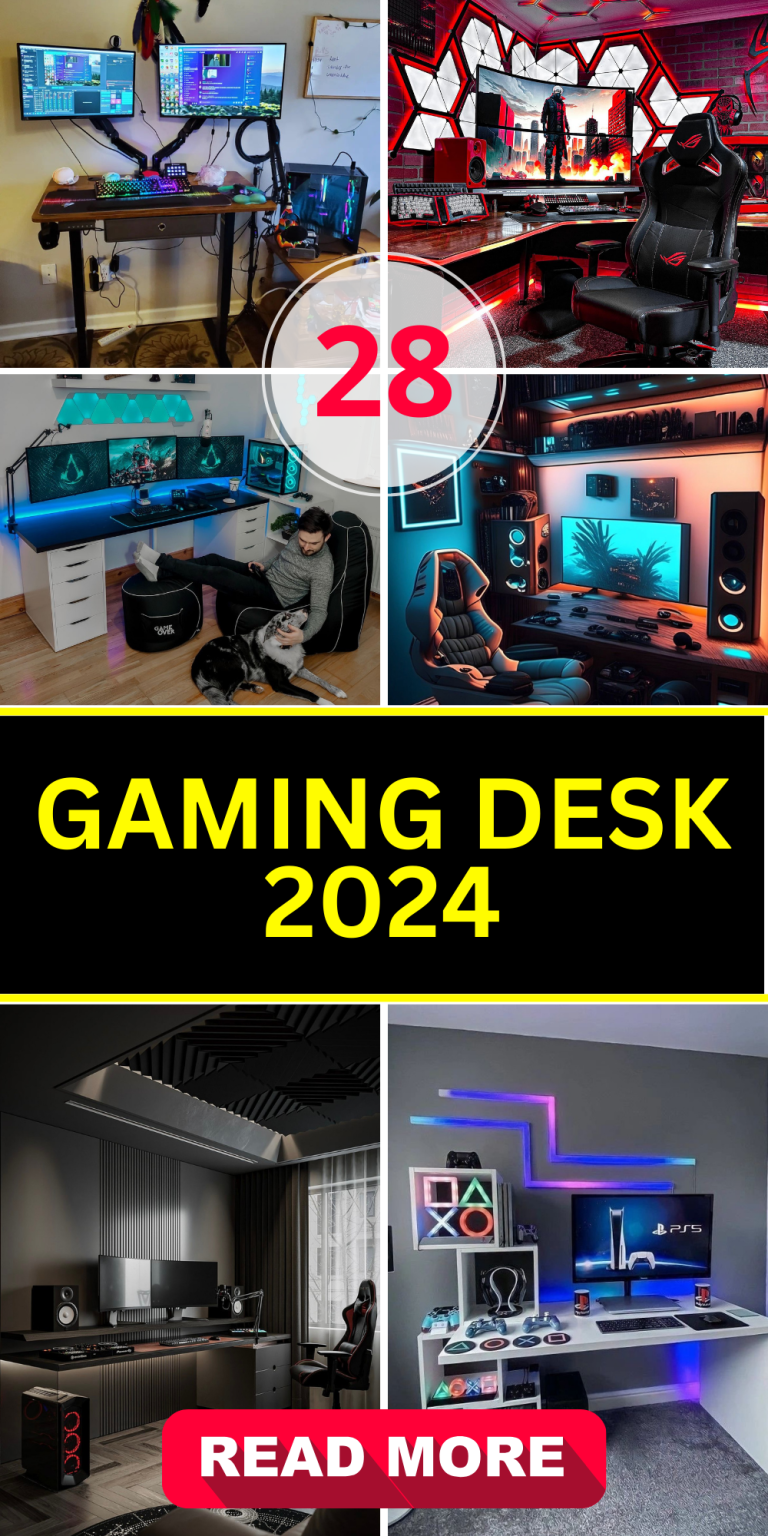 Explore 28 Gaming Desk Designs 2024: Top Trends and Layouts ...
