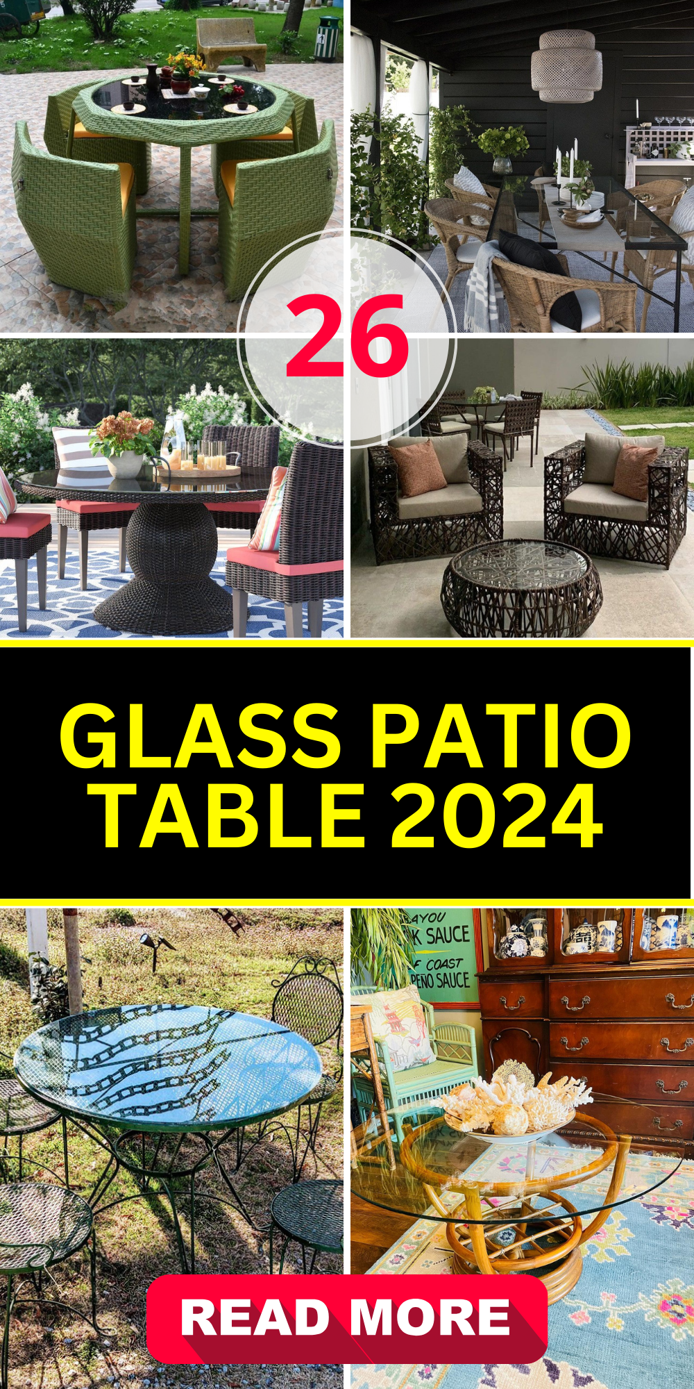 Discover Top 26 Glass Patio Table Styles for 2025 - Outdoor Elegance ...