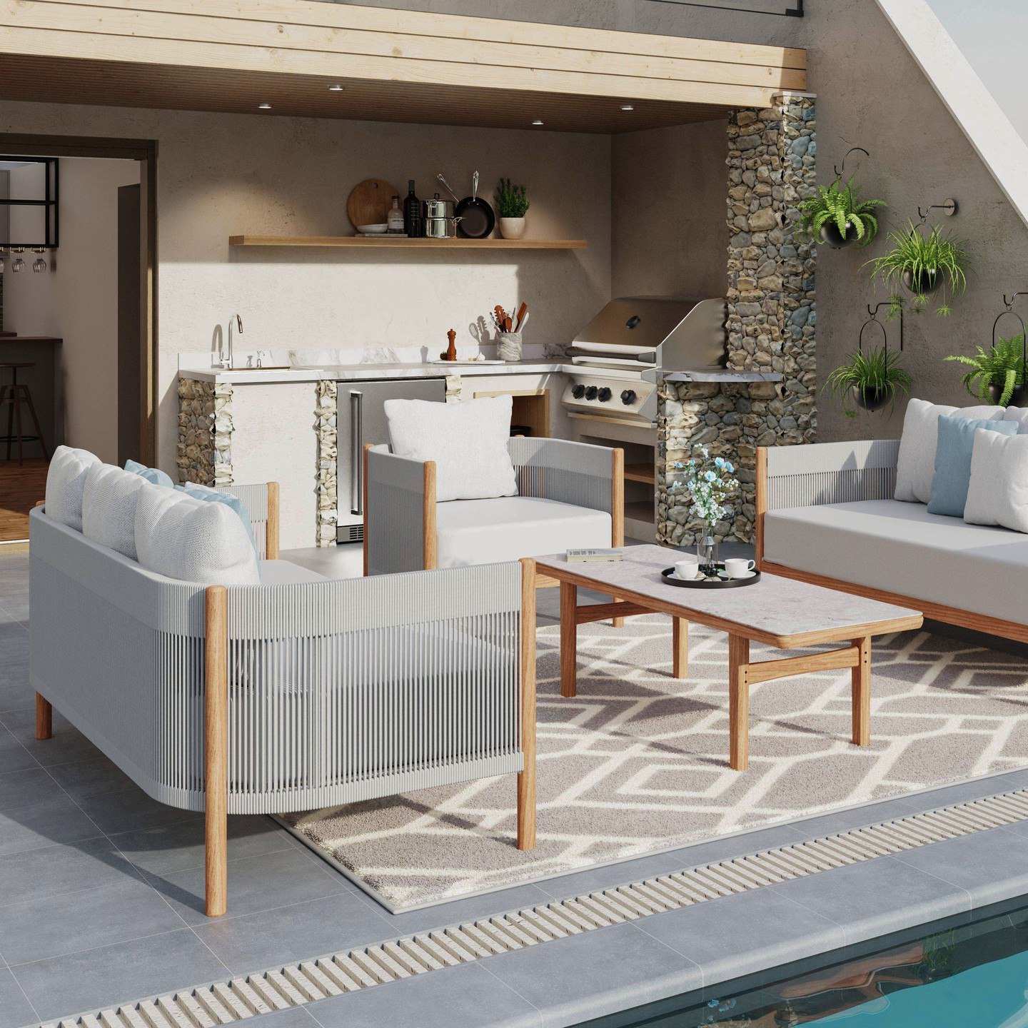 Top 34 Outdoor Patio Furniture Designs - Style & Comfort - placeideal.com