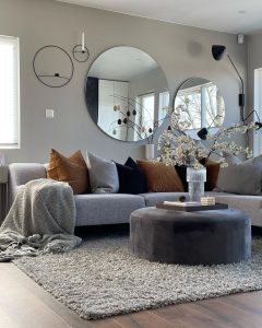 37 Top Living Room Wall Mirror Trends - Reflect Your Style - placeideal.com