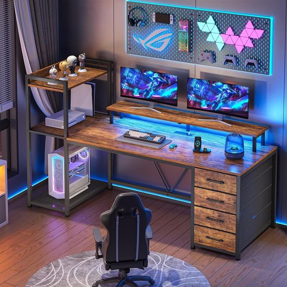 Explore 38 Gaming Desk Designs: Top Trends and Layouts - placeideal.com