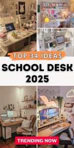 34 School Desk Designs: Inspire Learning with Style - placeideal.com