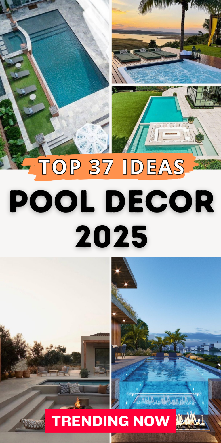 37 Trending Pool Decor Ideas - Transform Your Backyard! - placeideal.com