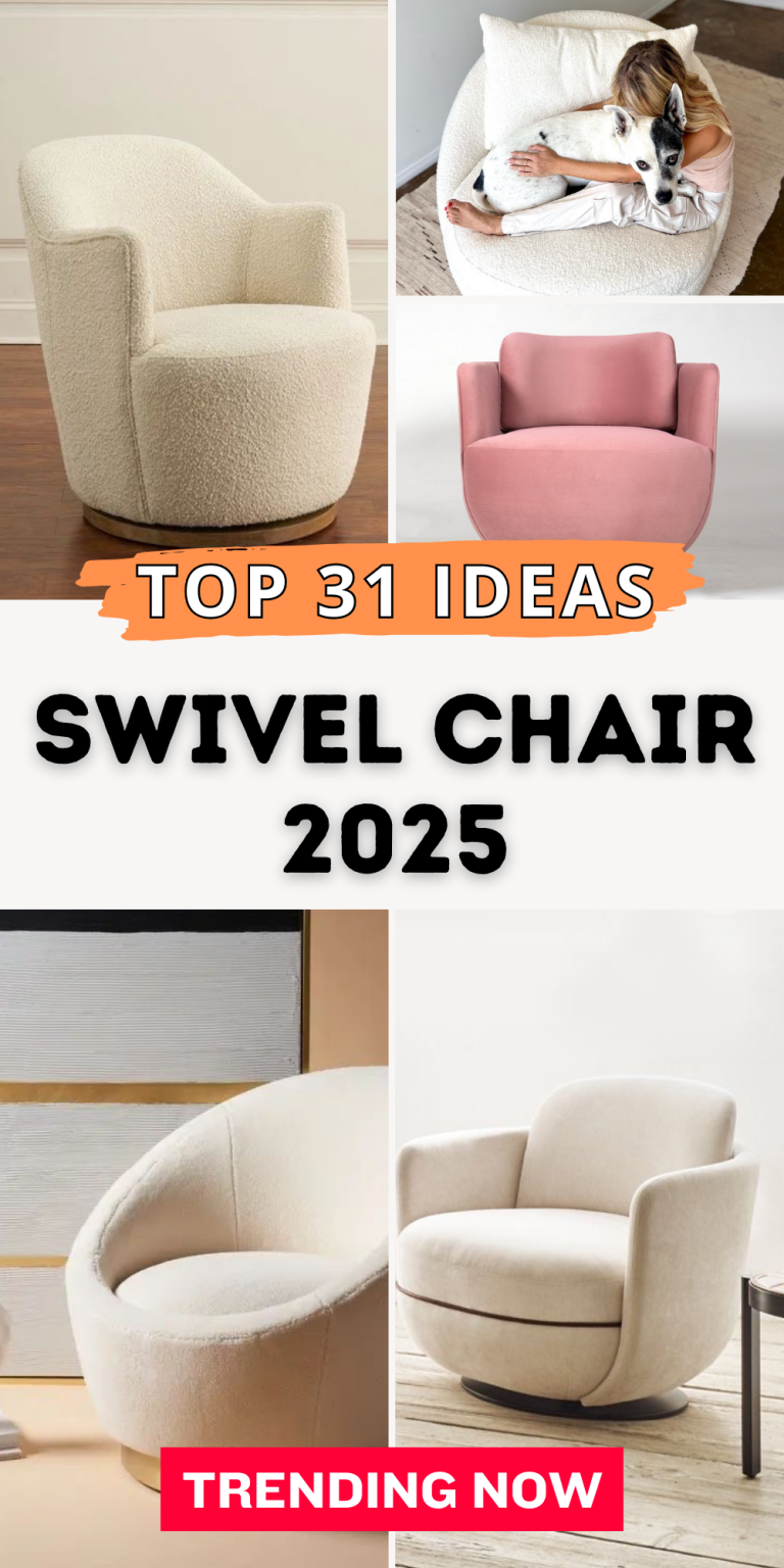 Explore Top 31 Swivel Chair Designs for 2025 - Modern & Cozy Seating ...