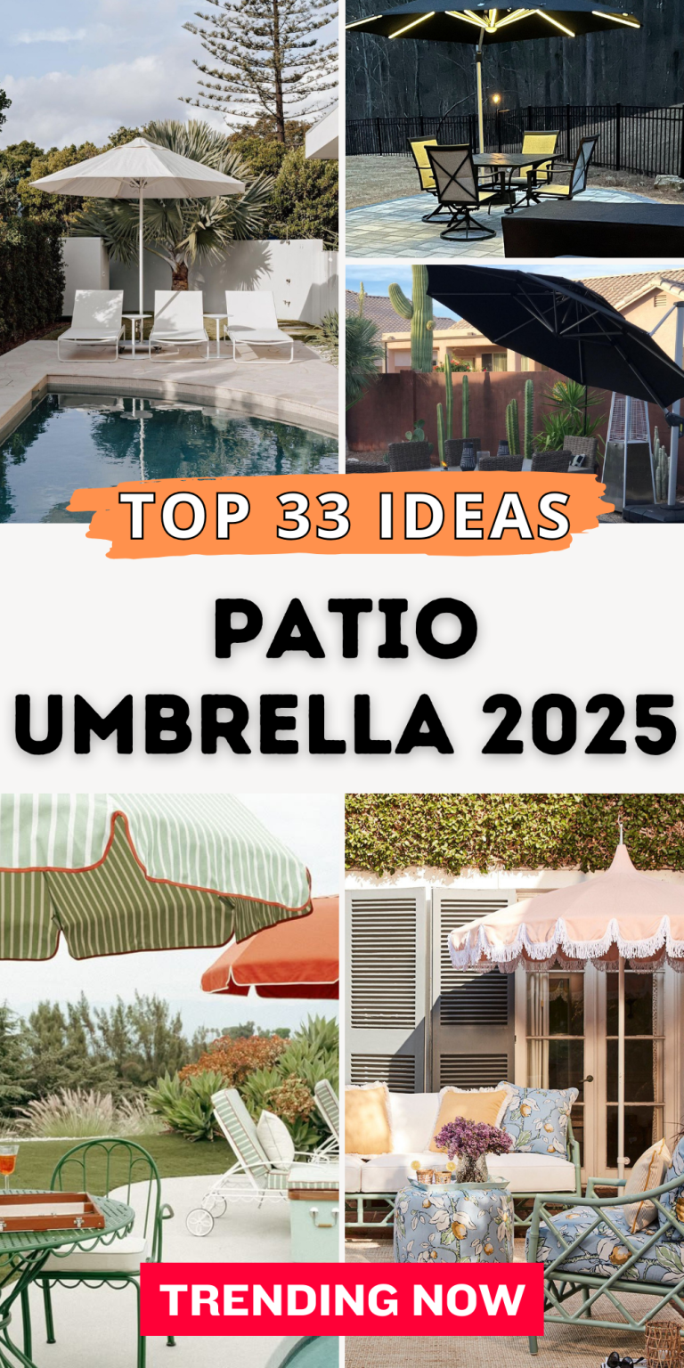 Top 33 Patio Umbrella Designs 2025: Outdoor Elegance & Comfort ...