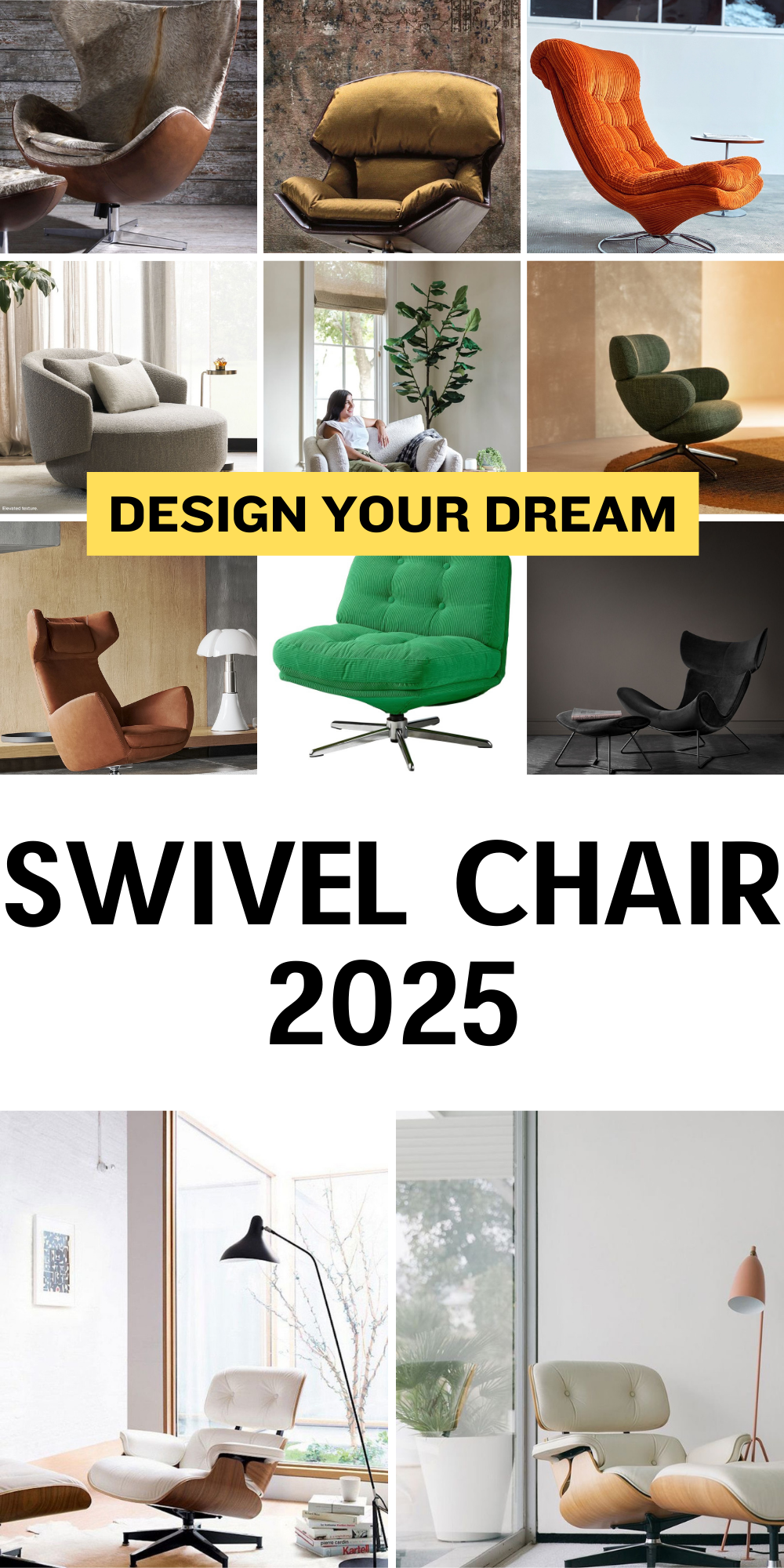 Explore Top 31 Swivel Chair Designs for 2025 - Modern & Cozy Seating ...