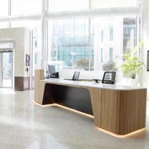 41 Front Desk Designs: Innovate Your Welcome Space - placeideal.com