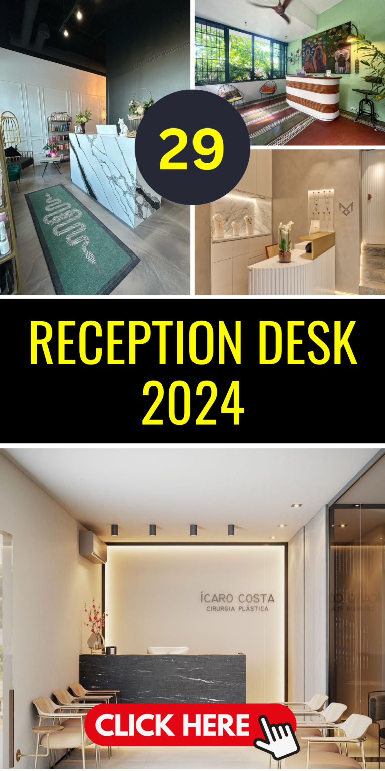 Discover 29 Trendsetting Reception Desk Designs for 2024 - placeideal.com