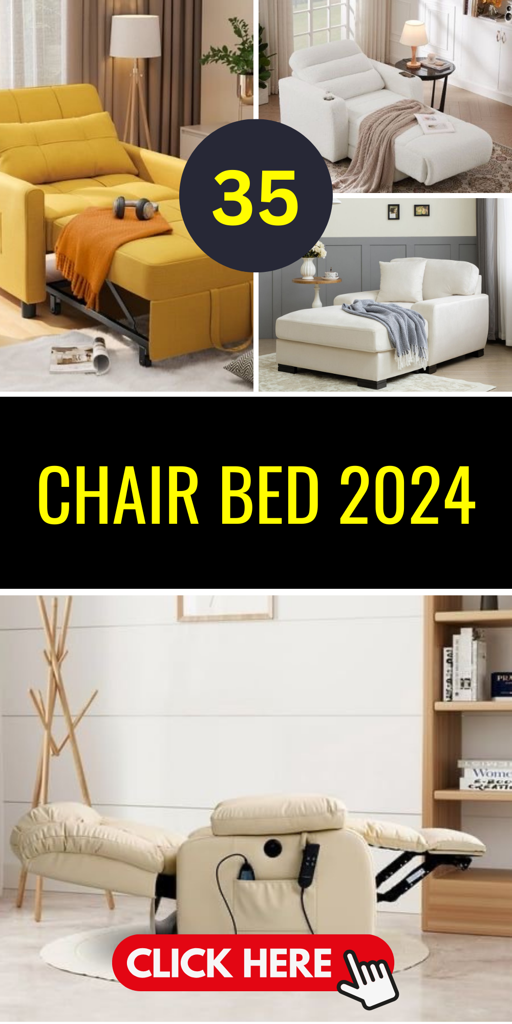 35 Chair Bed 2025 Designs: Transform Your Home with Style & Comfort - placeideal.com