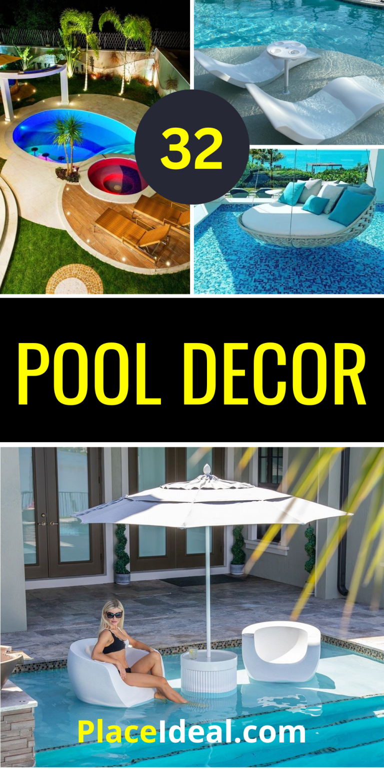 32 Trending Pool Decor Ideas - Transform Your Backyard! - placeideal.com
